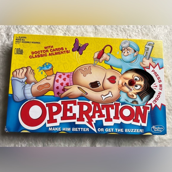 Hasbro | Toys | Hasbro Operation Board Game Kids Dr Game With Vibration ...